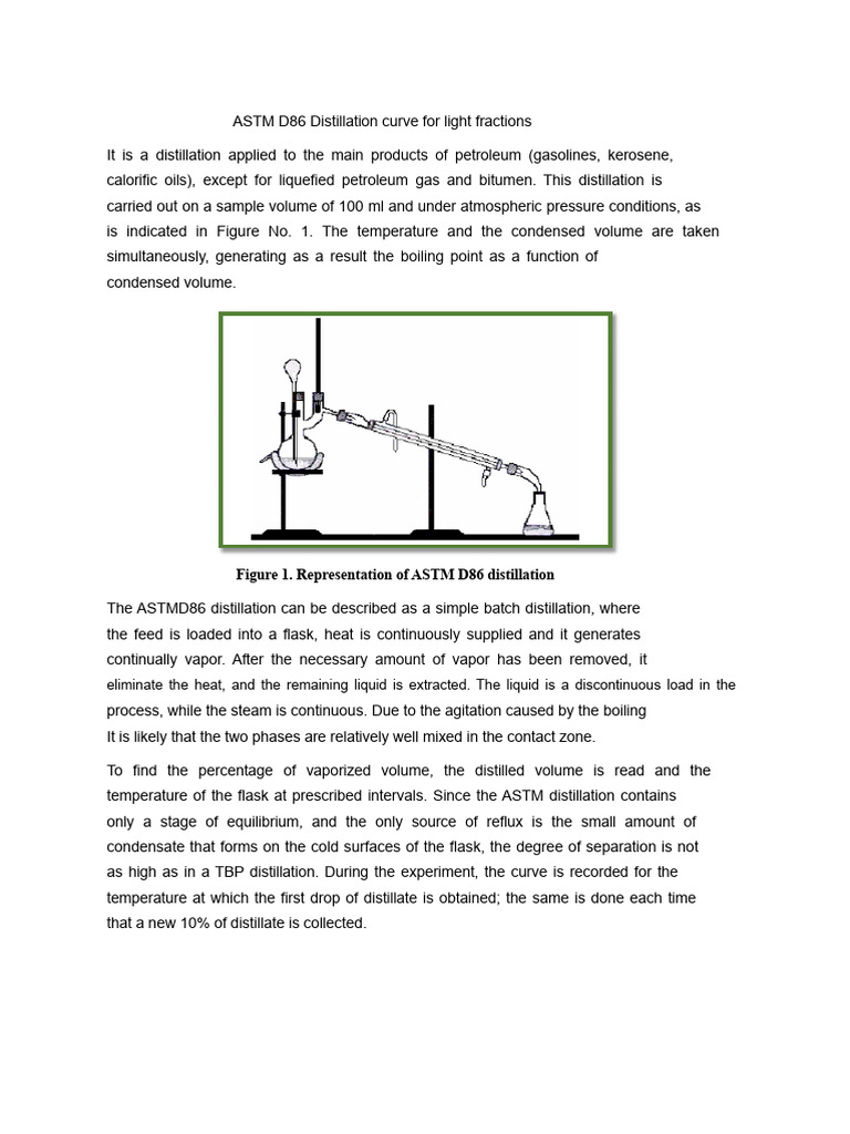 Astm D86 | PDF | Distillation | Chemistry