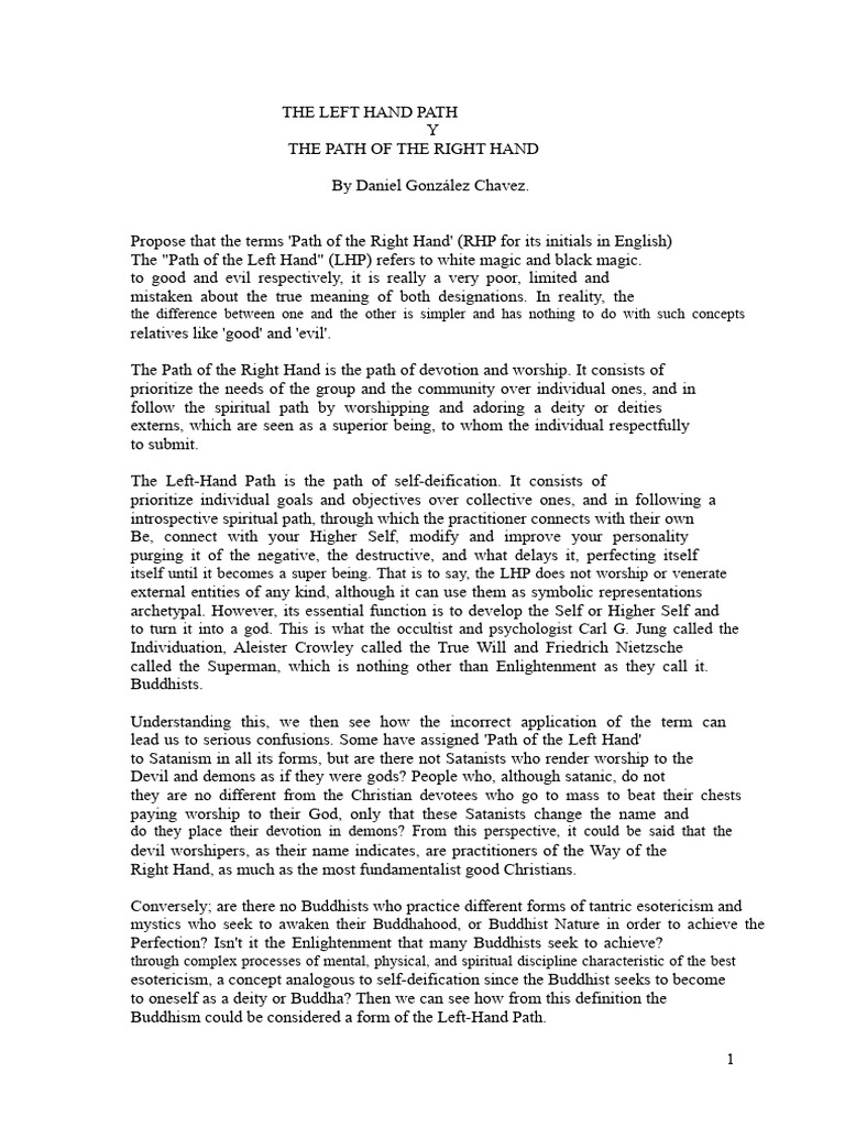 Understanding Left and Right Hand Paths | PDF | Vajrayana | Tibetan ...