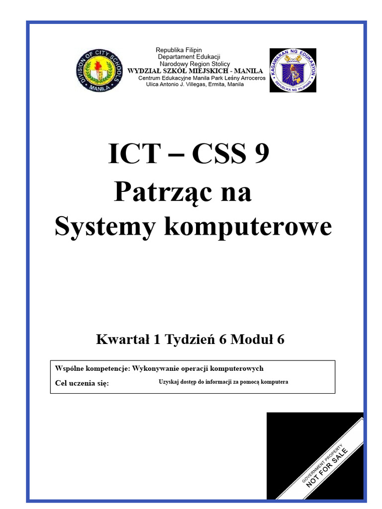 TLE-TE-9_Q1_W6_Mod6_ICT-CSS (1) (1) | PDF