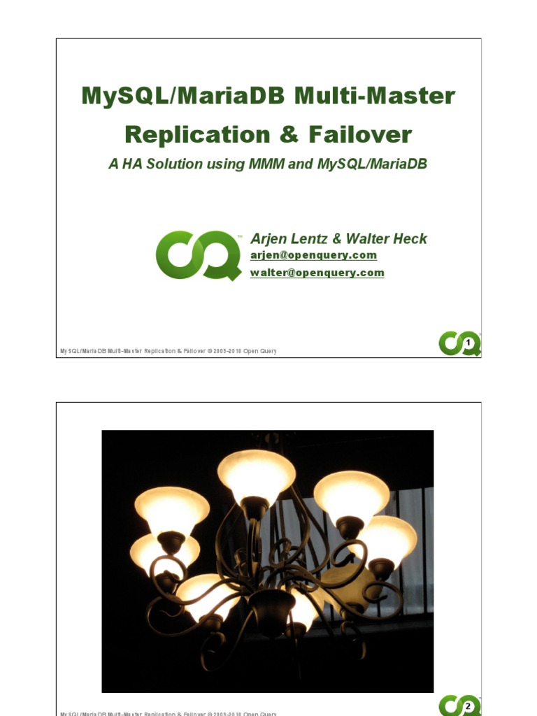 Mysql Multi Master | PDF | Replication (Computing) | My Sql