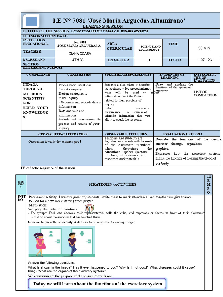 Functions of the Excretory System | PDF | Urine | Urinary System