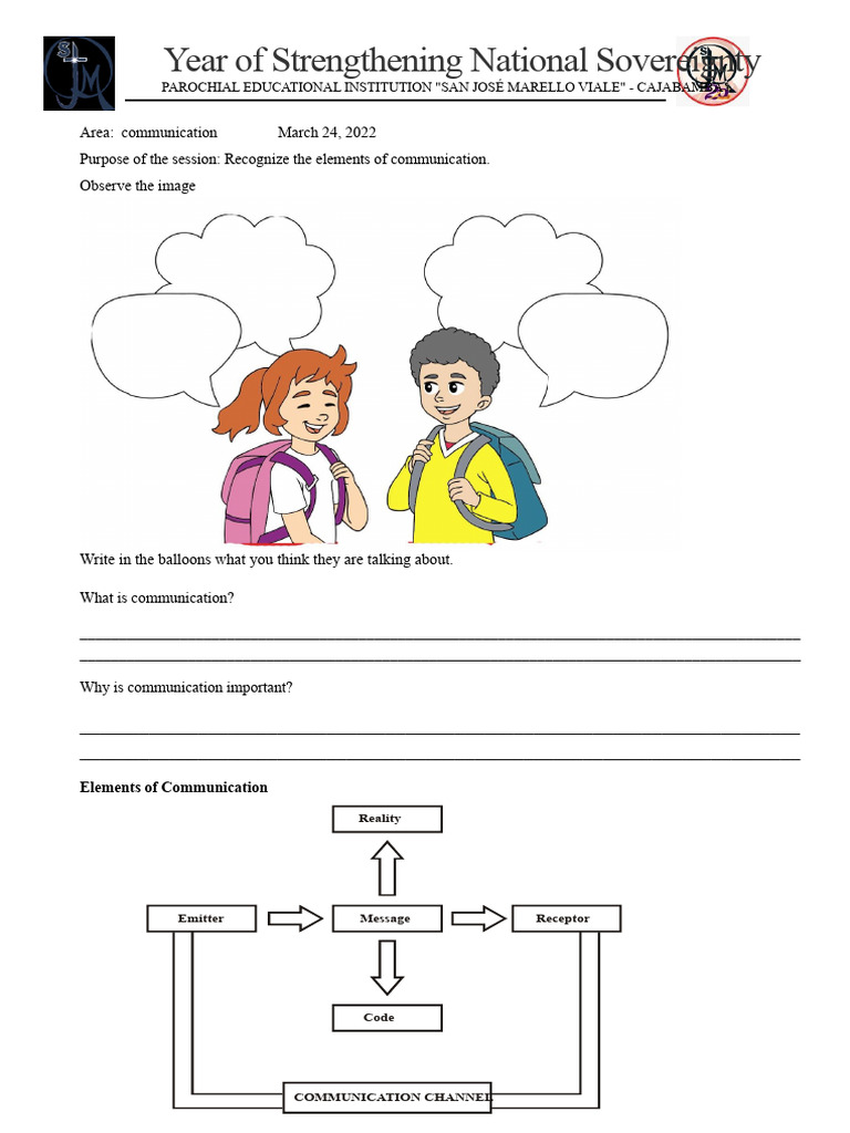Elements of Communication | PDF | Communication