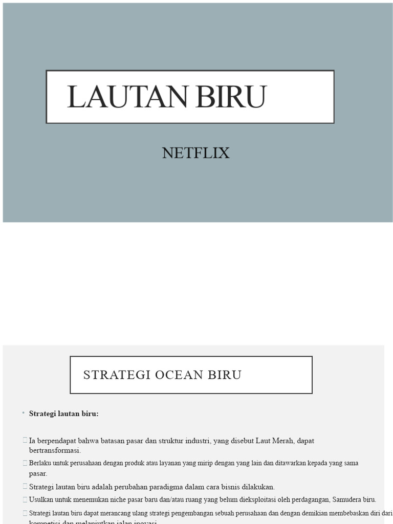 Netflix lautan biru | PDF