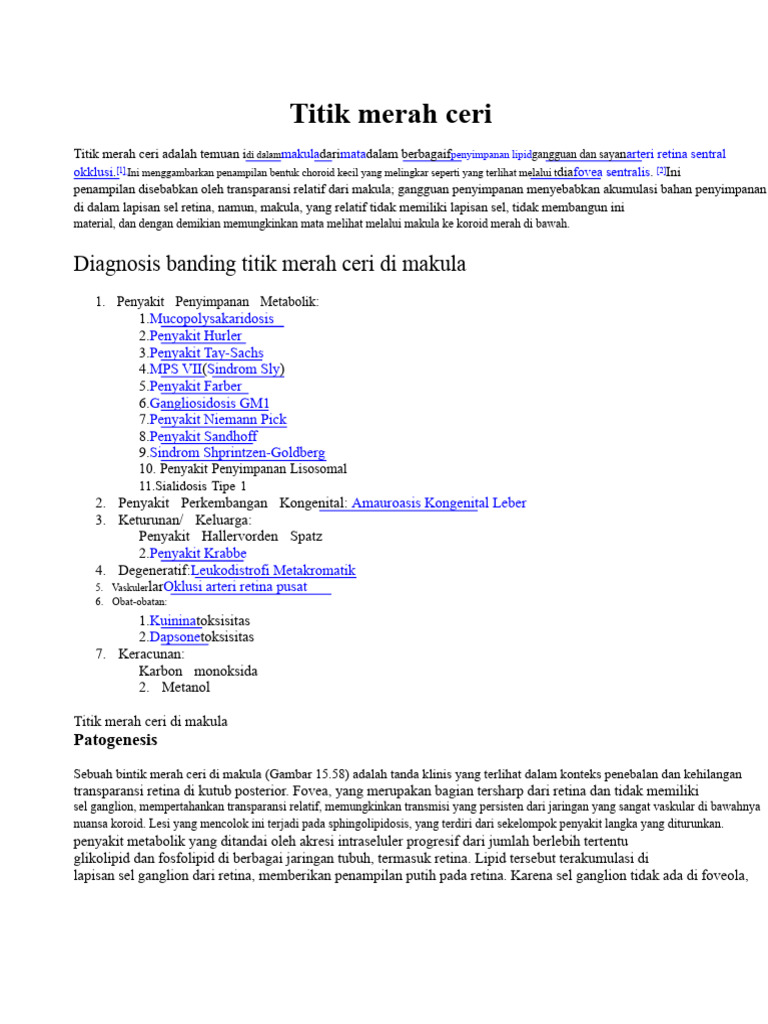 Titik Merah Ceri | PDF