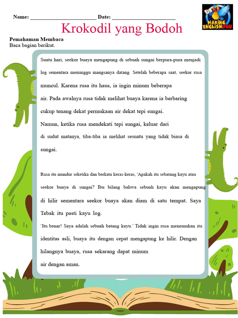 -Seekor Krokodil Bodoh | PDF