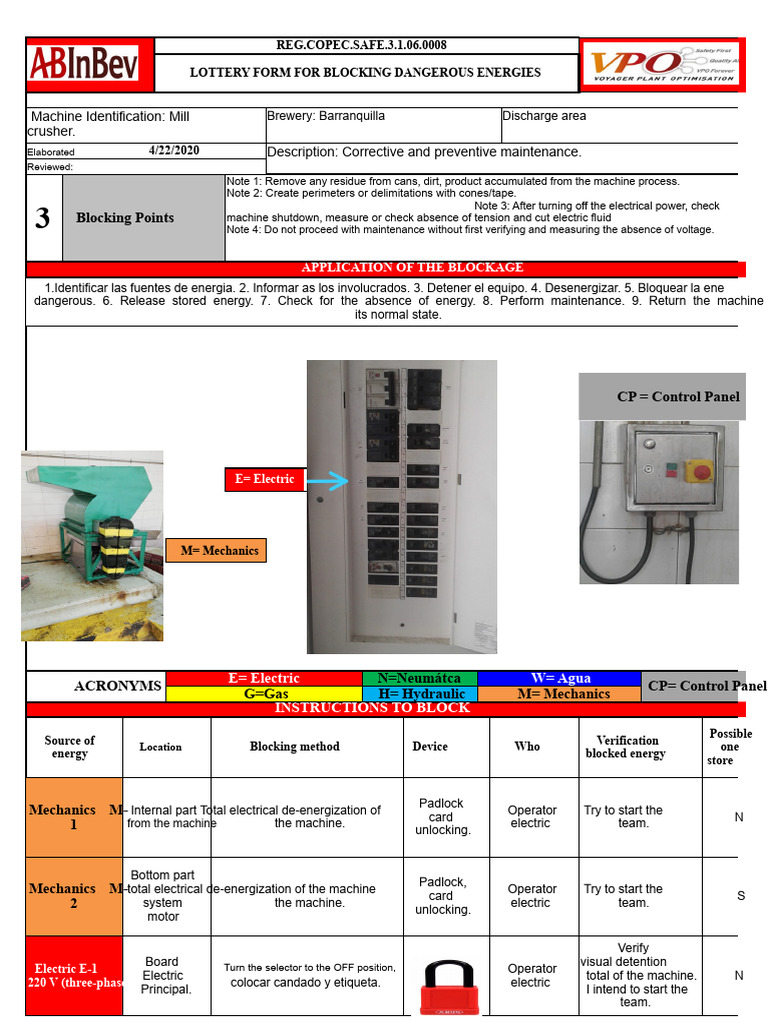 LOTO Sheet Mill | PDF