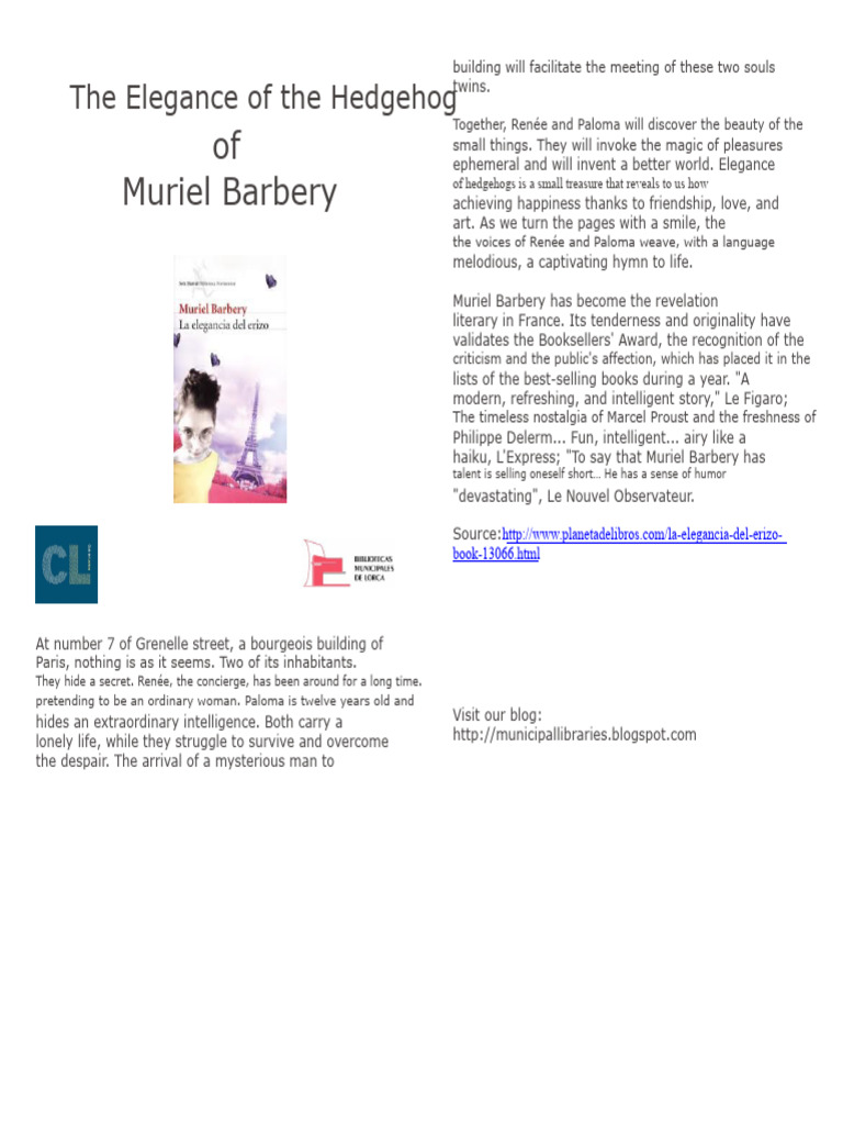 The Elegance of The Hedgehog | PDF