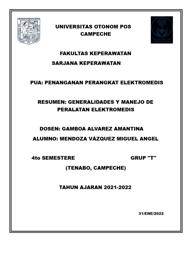 Penanganan Perangkat Elektromedis | PDF