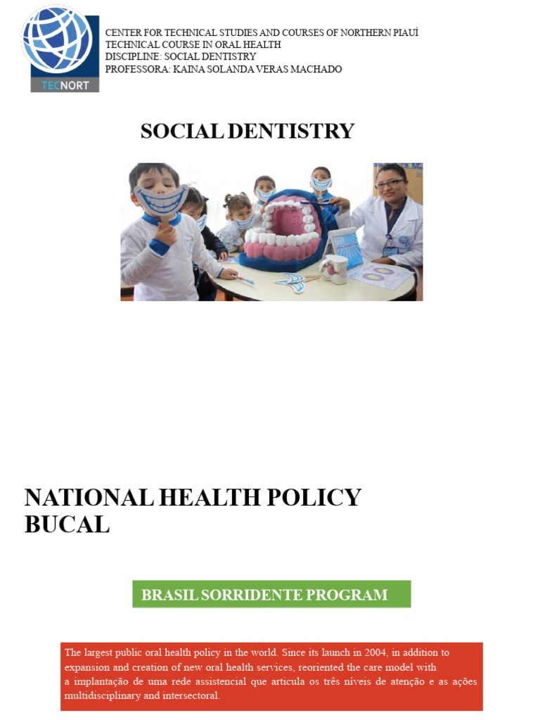 Brazil's Oral Health Policy Overview | PDF | Dentistry | Dentist
