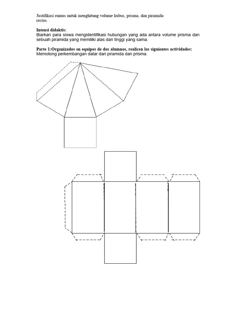 Volume Prisma dan Piramida | PDF