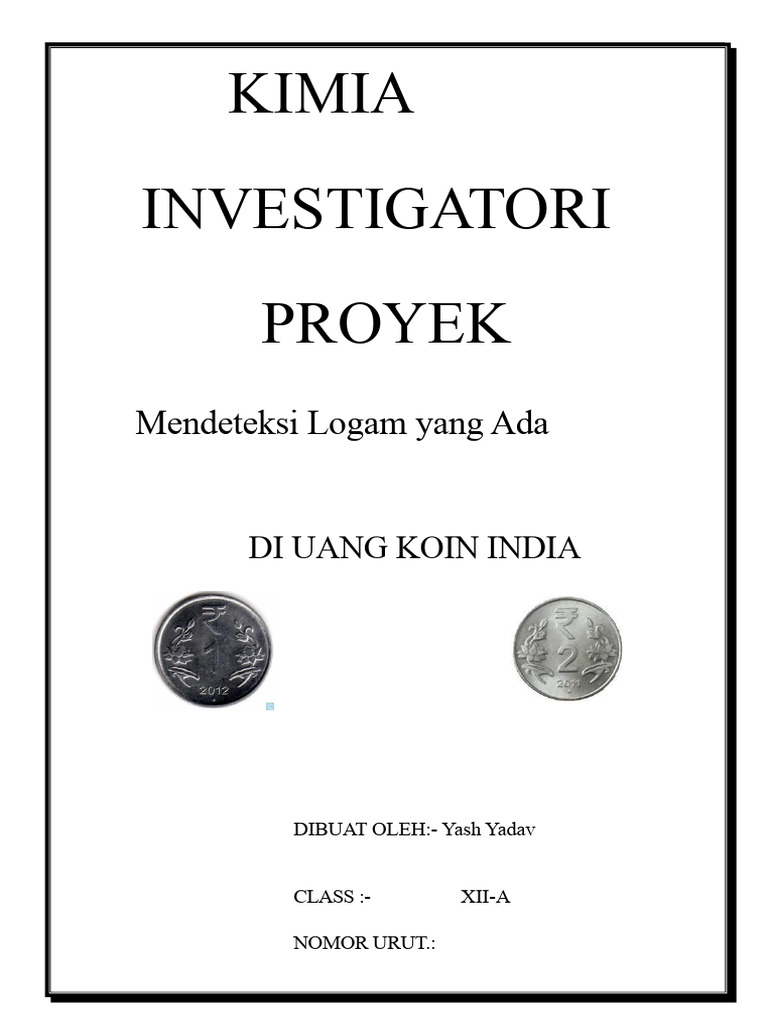 Deteksi Logam dalam Koin India | PDF