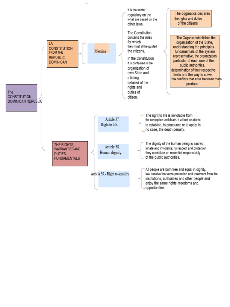 the Dominican Constitution | PDF | Rights | Dignity
