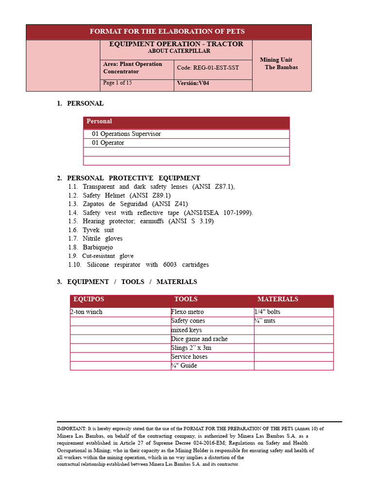 12 - Caterpillar Pets Tractor - Equipment Operation | PDF ...