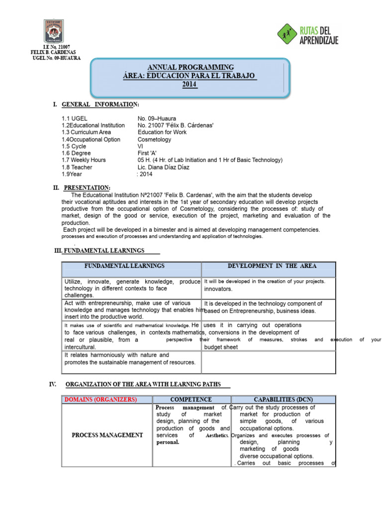 First Year Cosmetology Curriculum | PDF | Attitude (Psychology) | Value ...