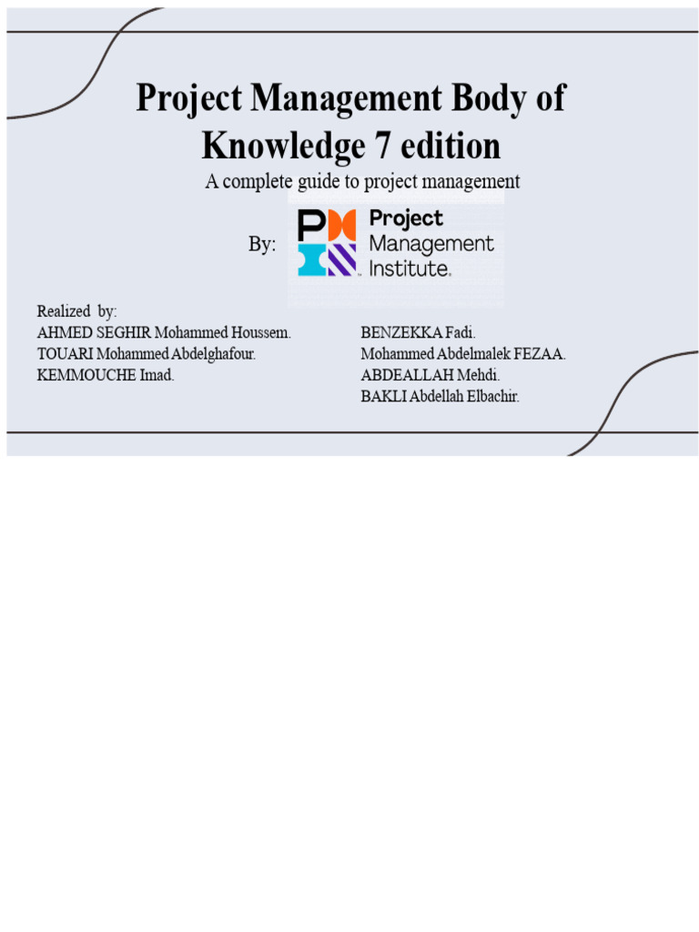 PMBOK 7th Edition: Project Management Guide | PDF | Project Management ...