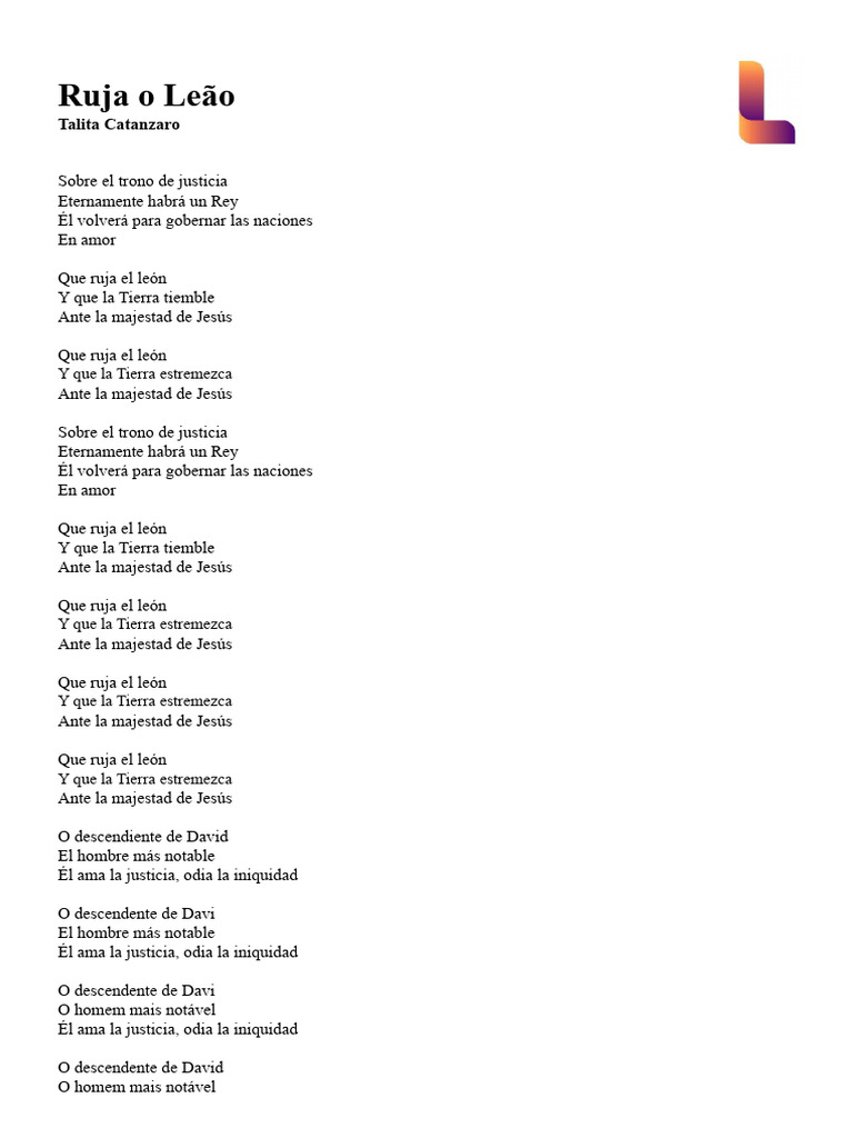 Ruge El León | PDF