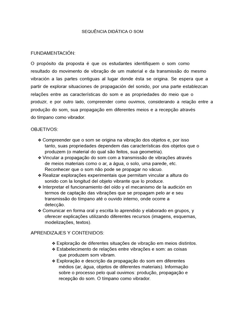 Entendendo o Som e sua Propagação | PDF | Som | Tempo