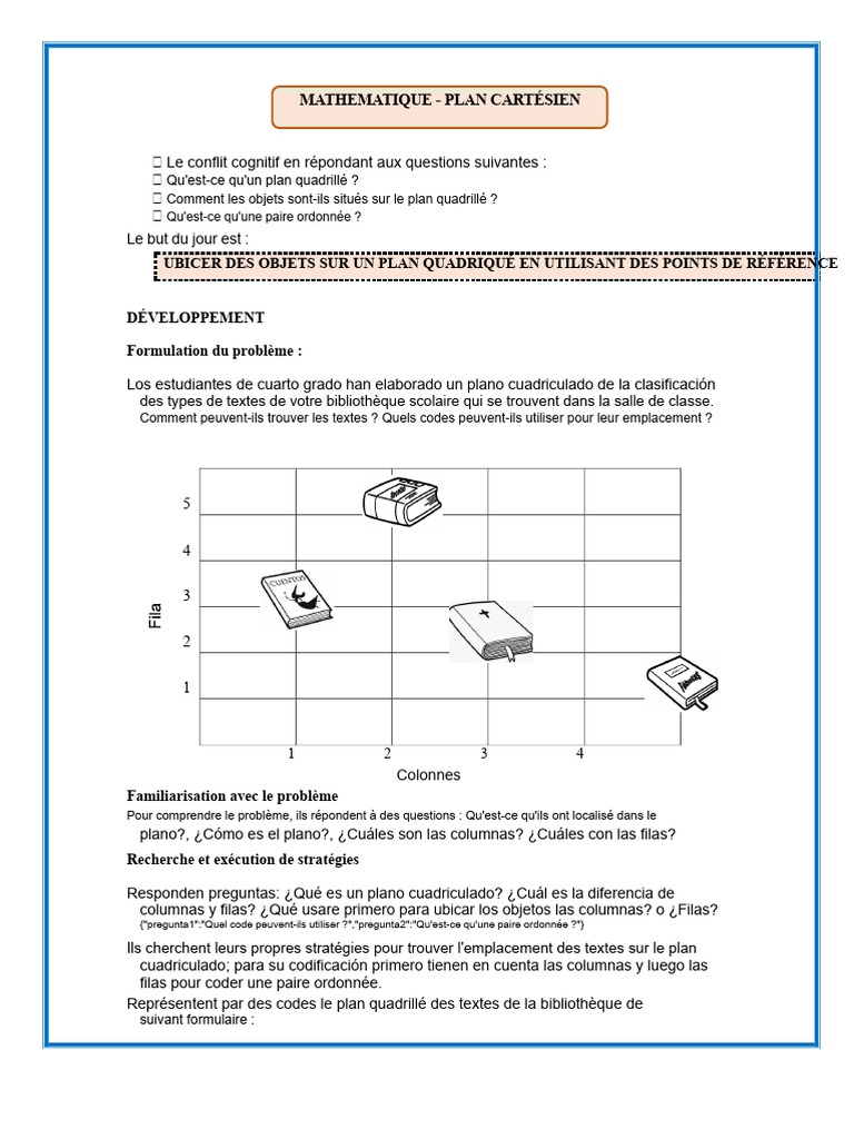 Comprendre le plan cartésien en mathématiques | PDF | Coordonnées ...