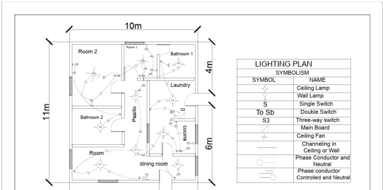 Lighting PLAN | PDF | Lighting | Building Engineering