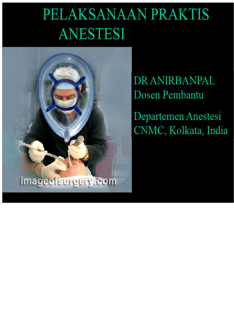 Panduan Praktis Anestesi Perioperatif | PDF