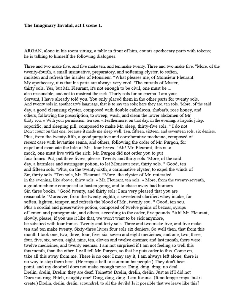 Text Act I Scene 1 | PDF