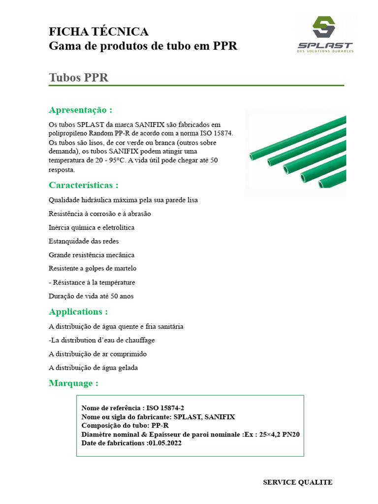 Ficha Técnica PPR | PDF | Mecânica de continuidade | Processos industriais