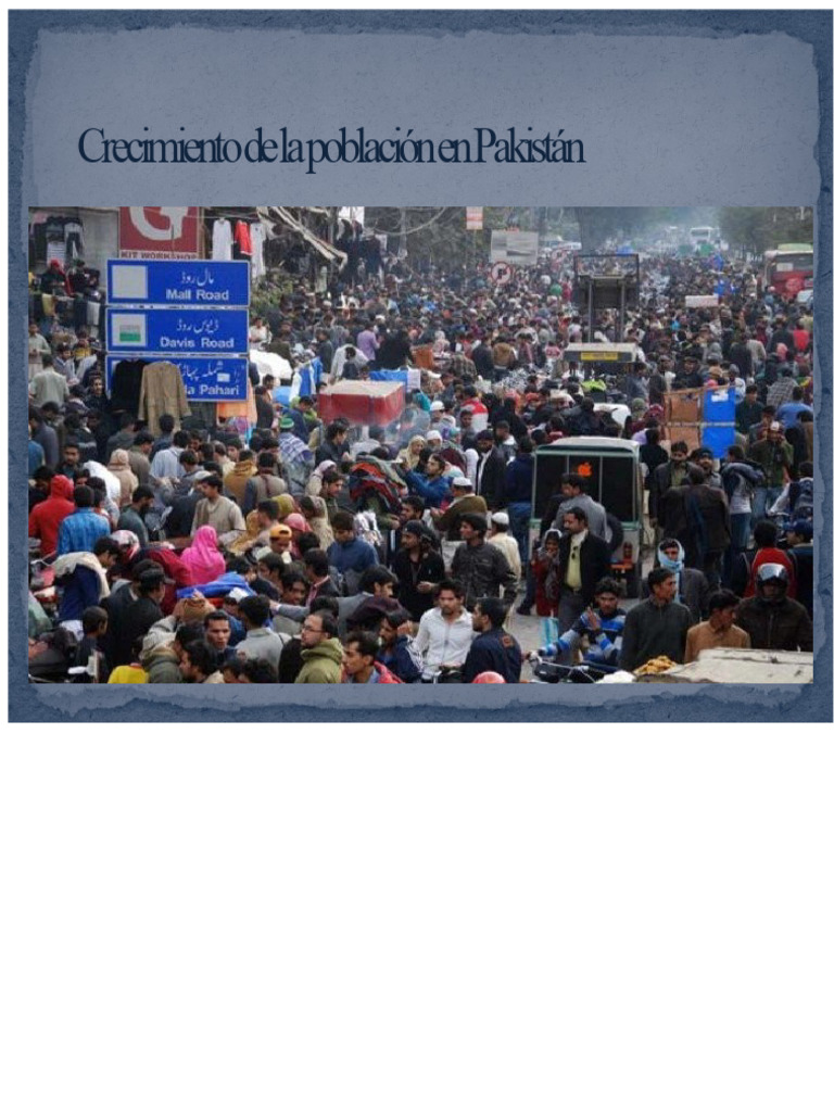 Crecimiento poblacional en Pakistán | PDF | Pakistán | Crecimiento de ...