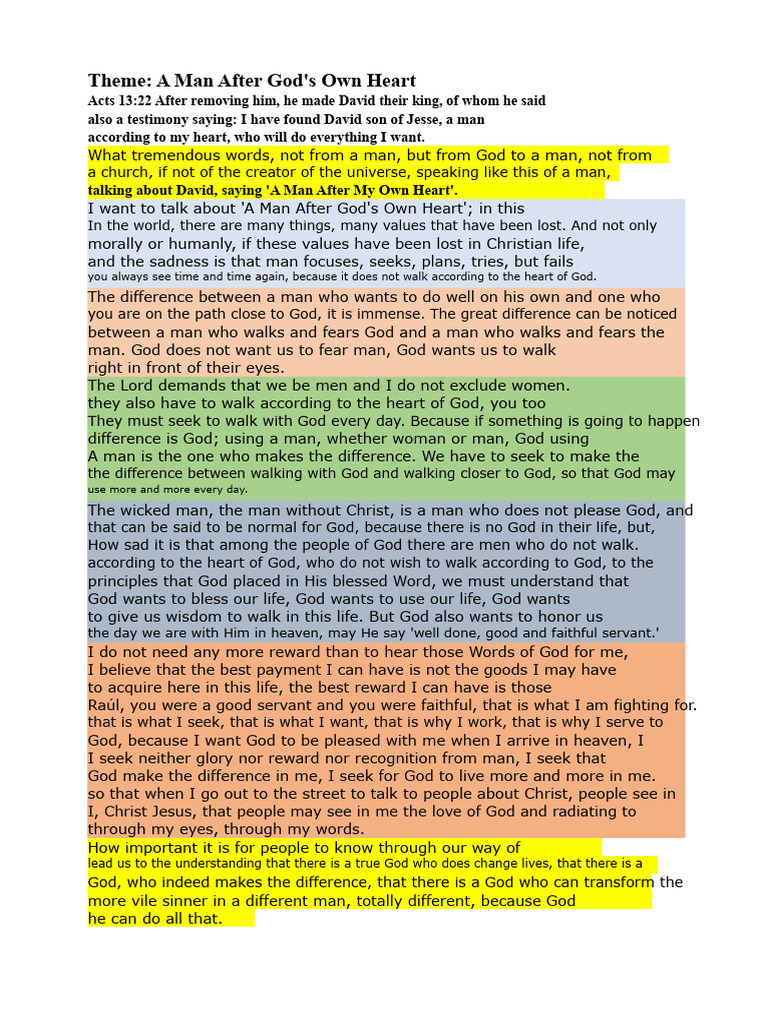 Topic. Males | PDF | Saul | David