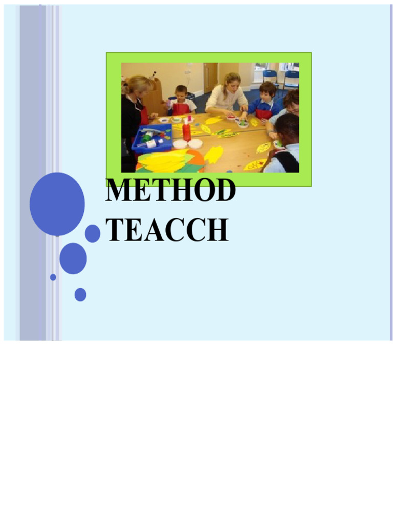 406545561-Teacch Method | PDF | Autism | Communication