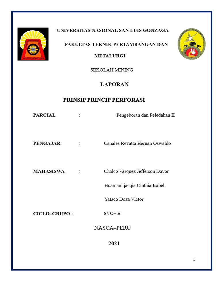 Prinsip Princip Perforasi - Paparan | PDF