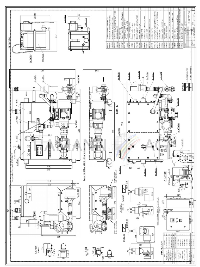 Hamann Treatment Plant Operation Manual | PDF | Sewage Treatment | Pump