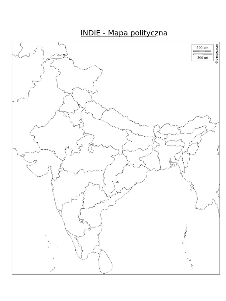 Mapa Indii | PDF
