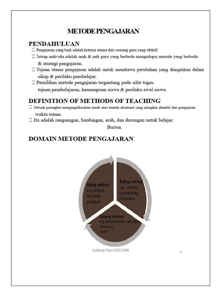 Metode Pengajaran: Kuliah Efektif dan Strategi | PDF