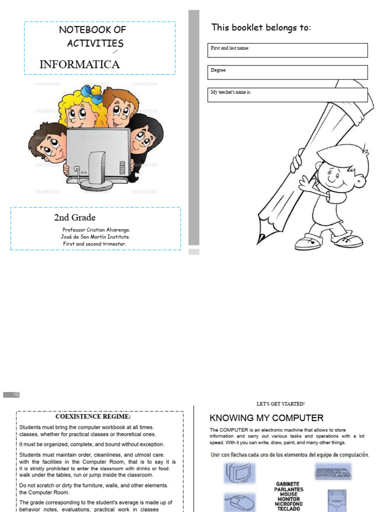 Computer Science Workbook for 2nd Grade | PDF | Computing