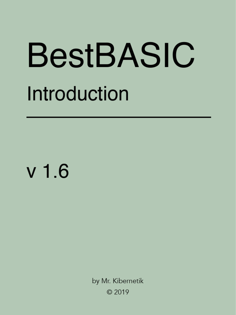 Best Basic | PDF | Parameter (Computer Programming) | String (Computer Science)