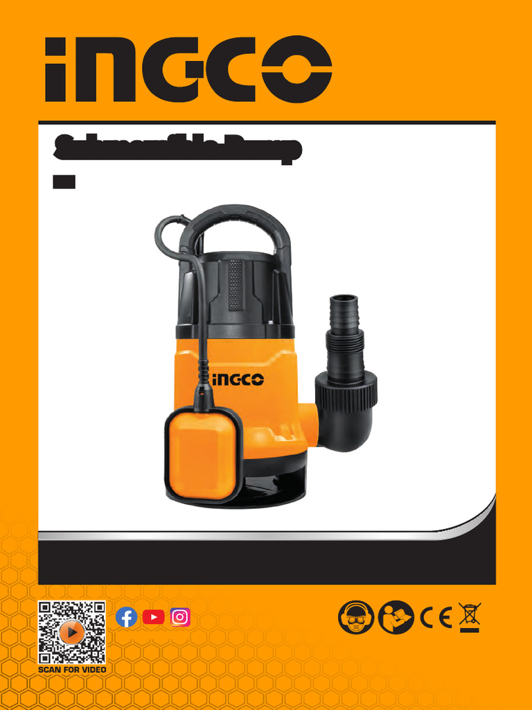 Ingco SPD7508 | PDF | Bomba | Ingenieria Eléctrica