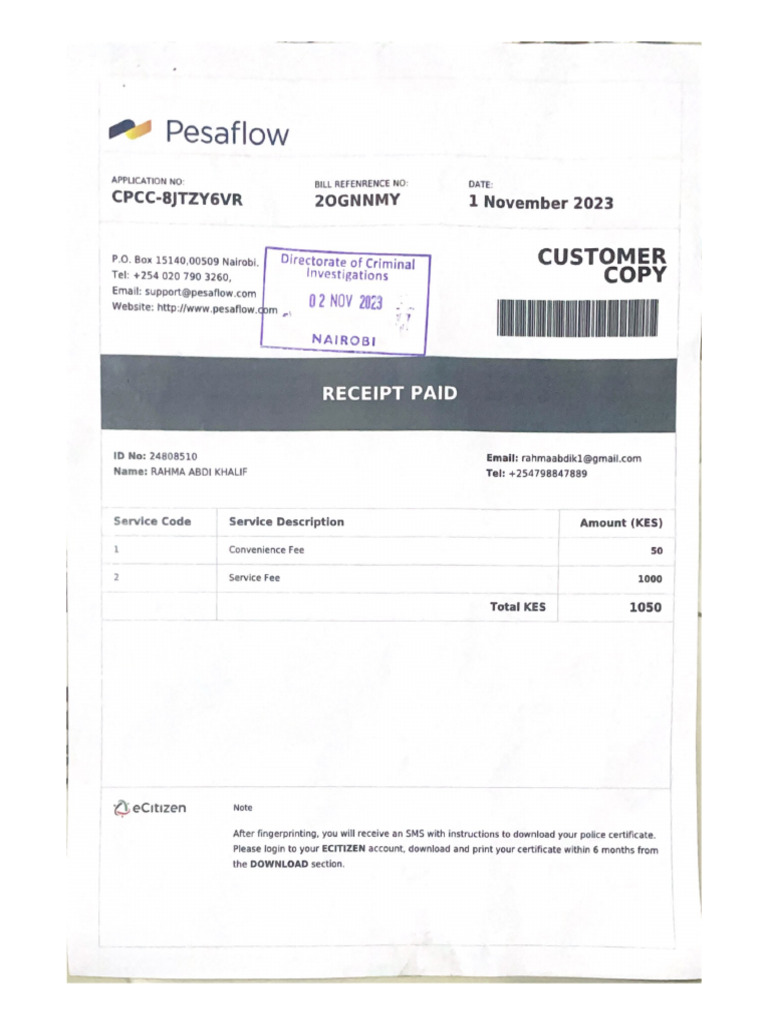Pesaflow | PDF