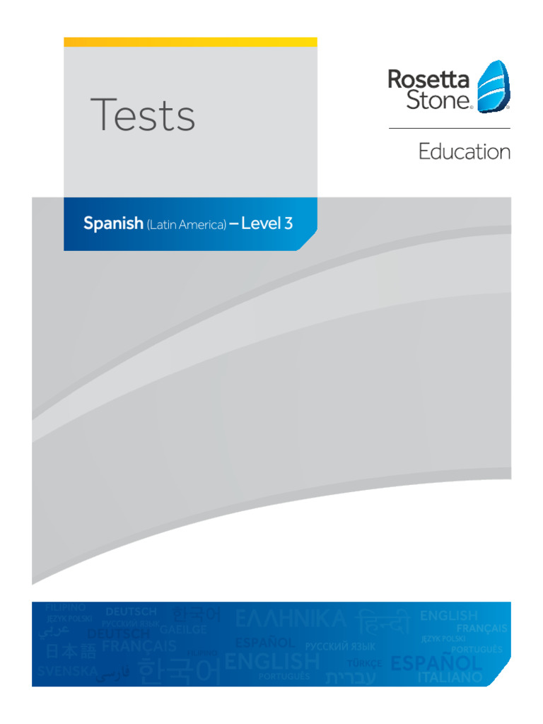 SpanishL3 Tests | PDF | Cocina