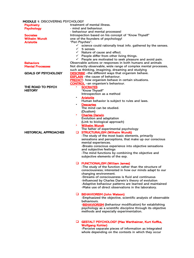 PSY 101 REVIEWER | PDF | Neuron | Axon
