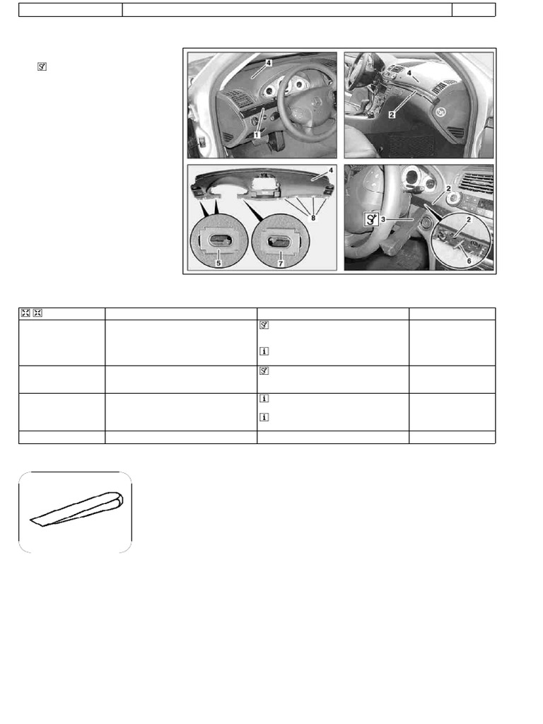 w211 Remove Dash Trim | PDF