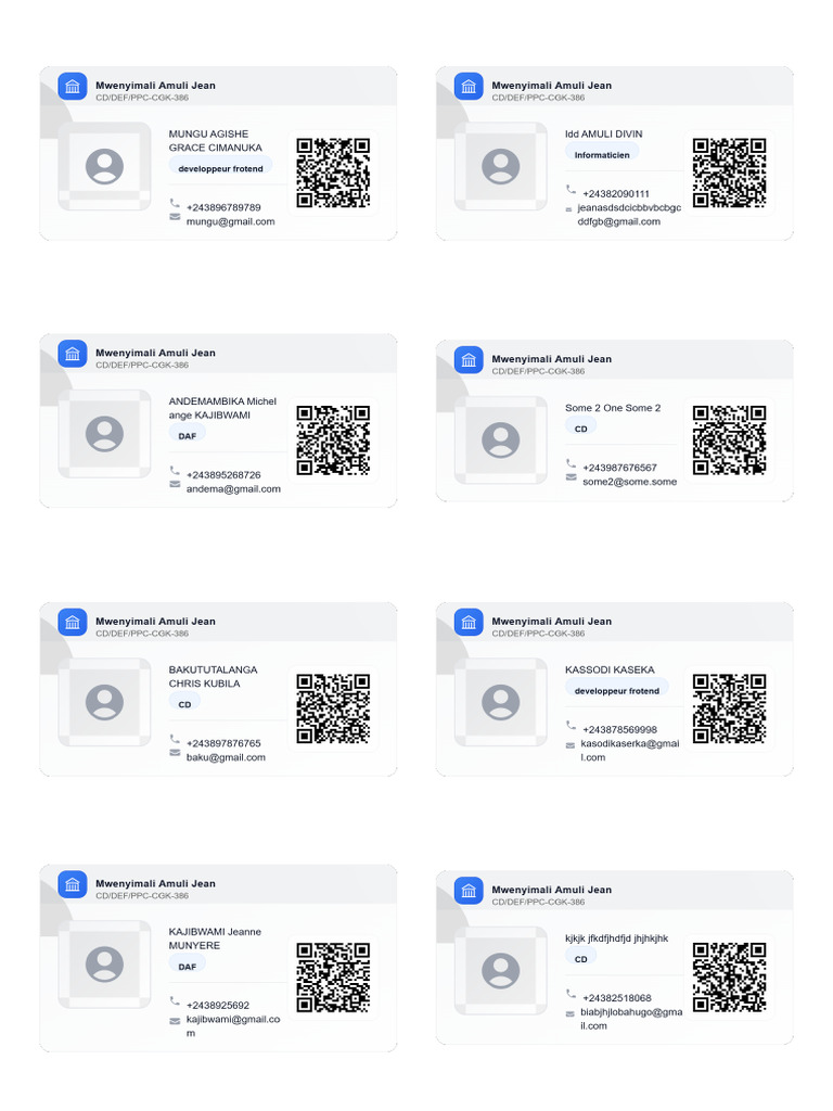 Liste Badges | PDF