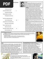 Olive Schreiner's "The Morning Sun" Analysis | PDF | Poetry