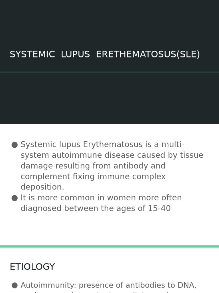 Sle | PDF