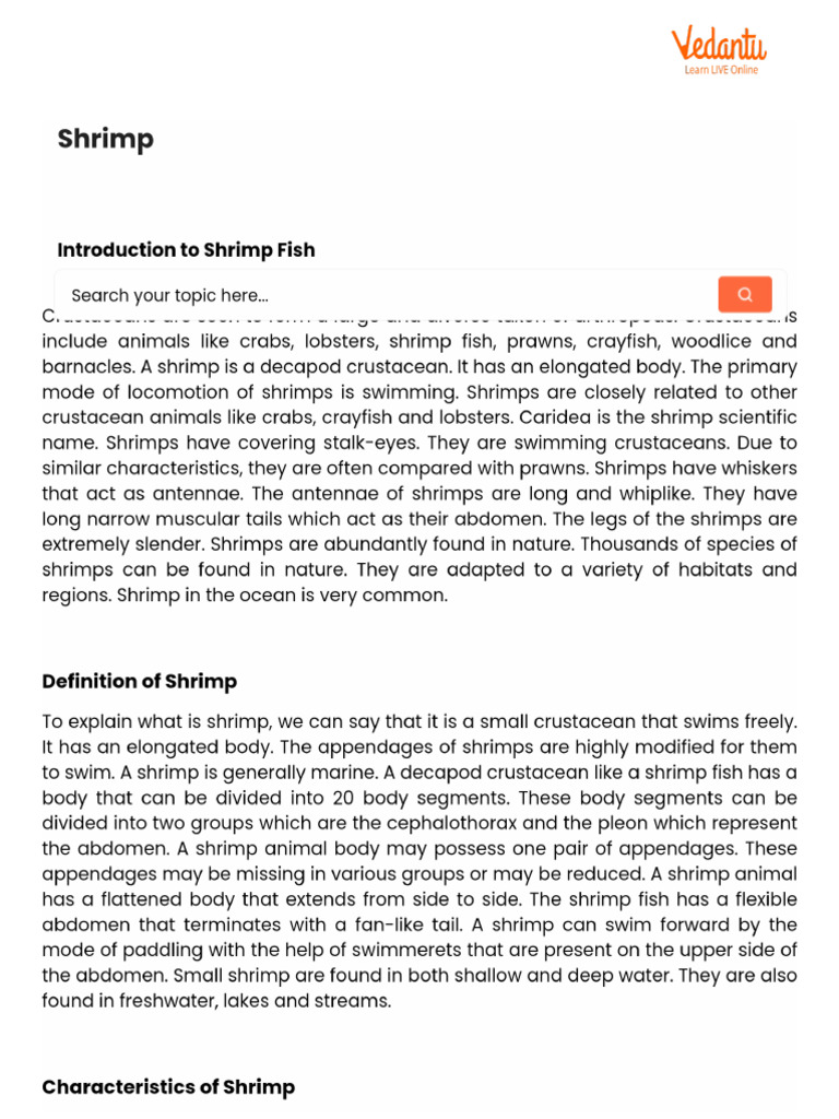 Shrimp | PDF