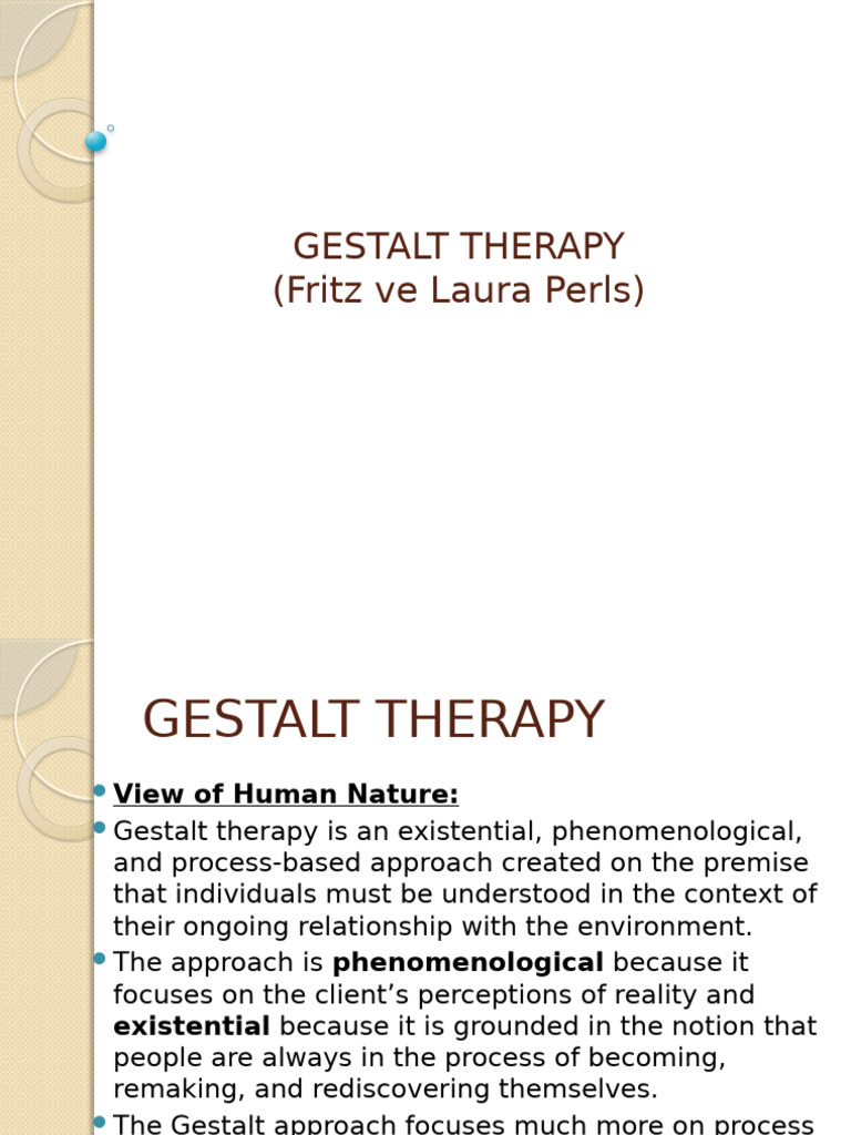 Understanding Gestalt Therapy Principles | PDF | Gestalt Therapy ...