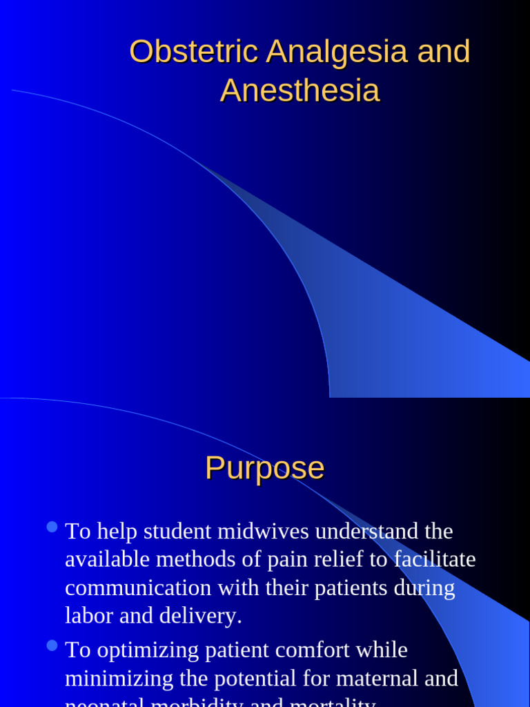 cu3d794e873ad21 | PDF | Childbirth | Anesthesia