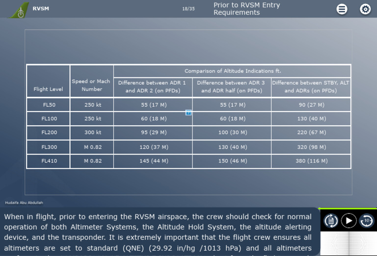 RVSM | PDF
