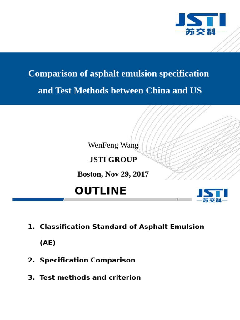 Asphalt Emulsion Specs: China vs. US | PDF | Emulsion | Materials