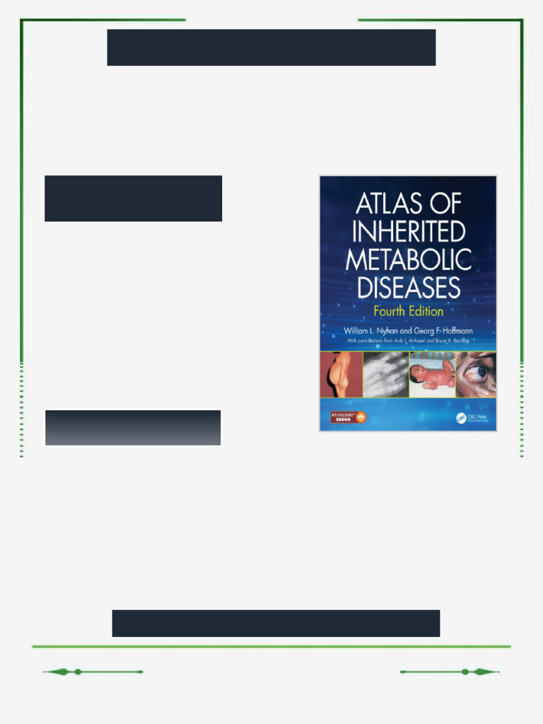 Atlas of Inherited Metabolic Diseases 4th Edition William L Nyhan Full ...