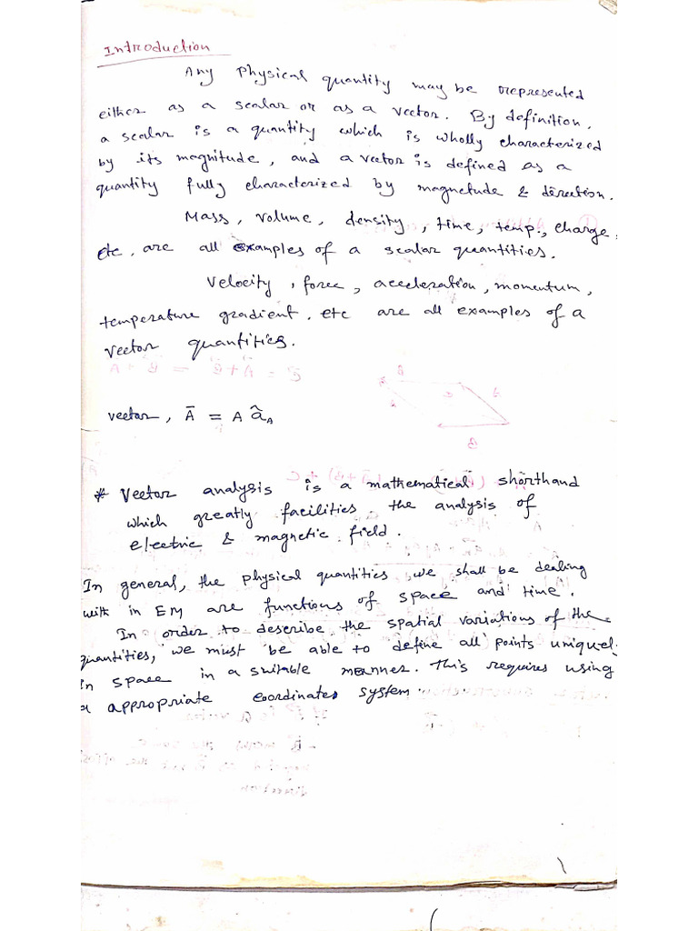 EM Theory Module 1 | PDF